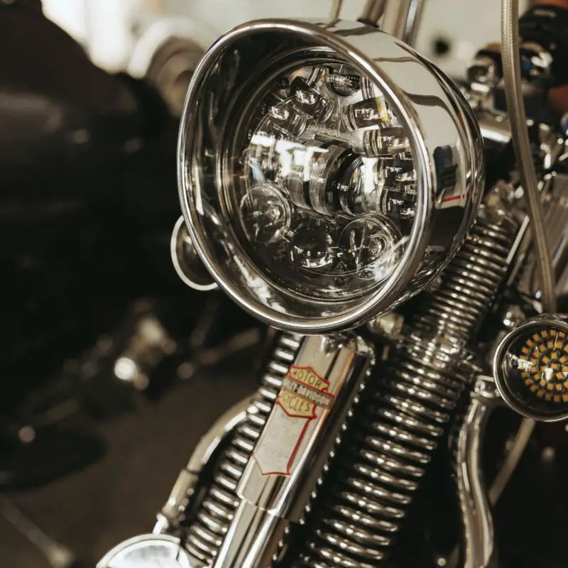LED Headlights For Harley Davidson - White Star Rides
